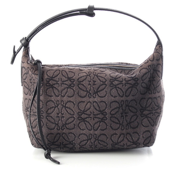 Loewe | Bags | Loewe Handbag Jacquard Cubie One Shoulder Anagram Black ...
